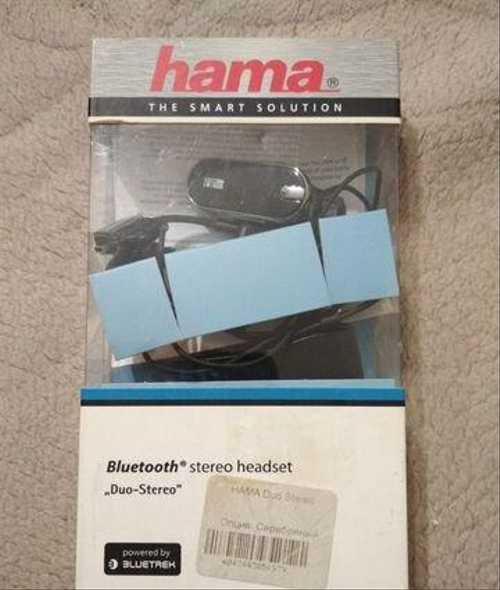 Гарнитура bluetooth Hama Duo Stereo