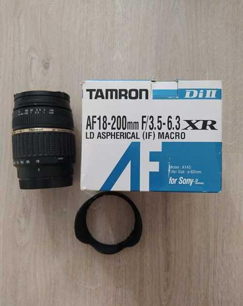 Объектив Tamron AF18-200mm, F/3.5-6.3