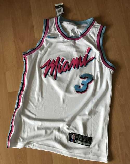 Баскетбольная майка Nike Miami Heat 3 Wade