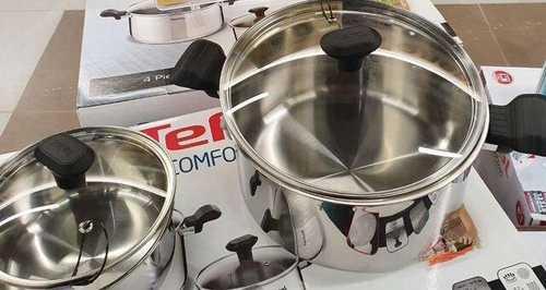 Набор посуды (нержавейка) Tefal Comfort + 4 предме