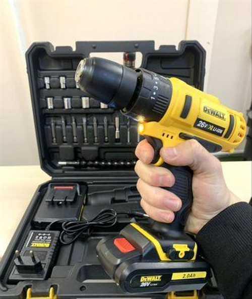 Шуруповерт dewalt 26v(Ударный) Новый на Гарантии