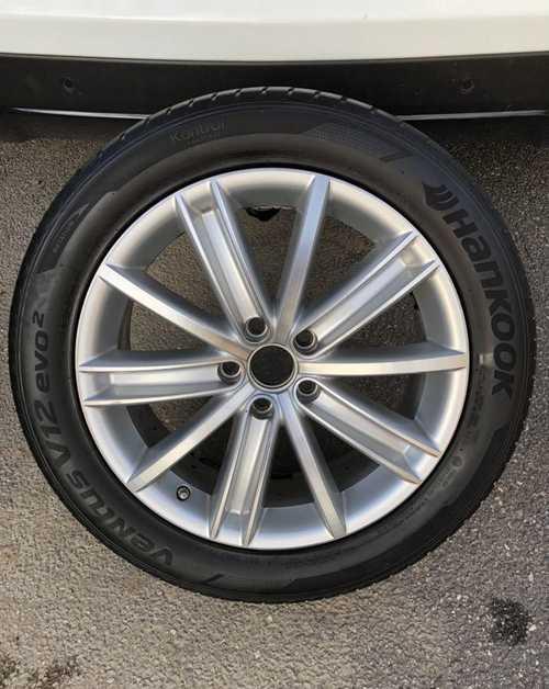 Диски VW New York R18 с резиной Hankook ventus v12