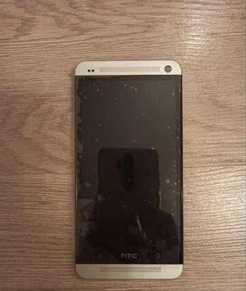 HTC One M7 дисплей с тачскрином и крышками динамик