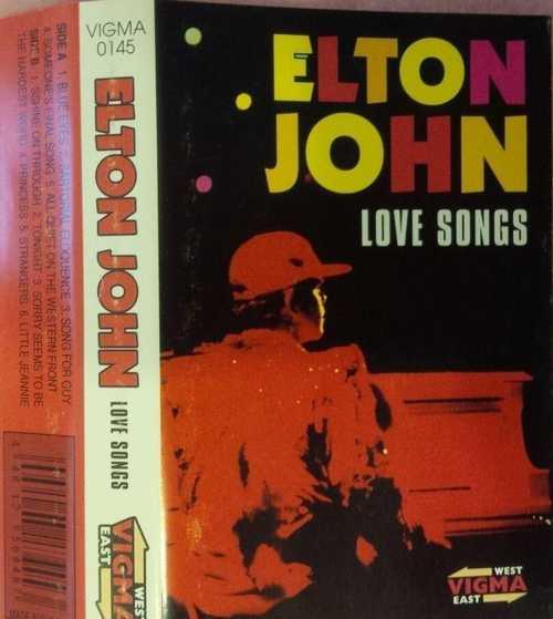 Аудиокассета - Elton John - Love Songs. Зеленоград