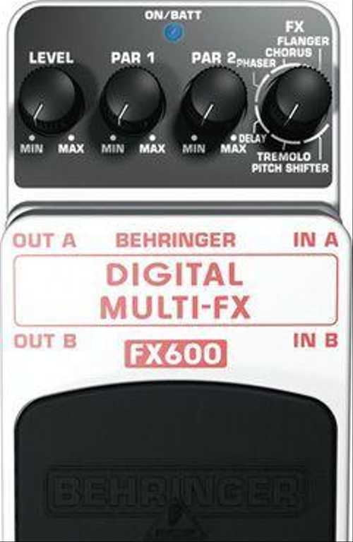 Behringer FX600 - педаль цифровых стерео мультиэфф