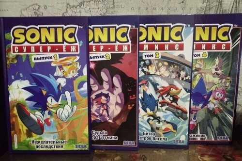 Комиксы «Sonic the hedgehog» 1-4 том