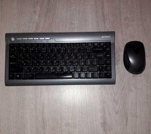 Беспроводная клавиатура мышь А4tech