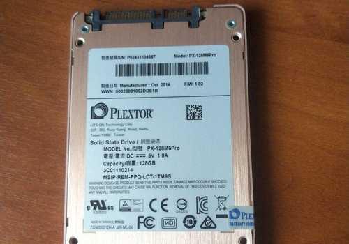 Ssd plextor Px-128M6Pro 128 gb