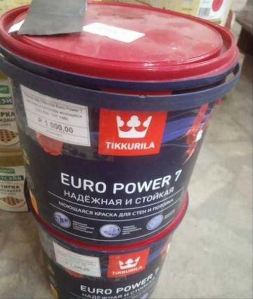 Евро повер 7. Tikkurila Euro Power 7 j502. Tikkurila Euro Power 7 j502 пример. Вододисперсная акриловая краска Tikkurila Euro Power 7 сертификат.