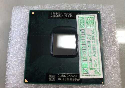 Процессор Intel Core 2 Duo Mobile T5750