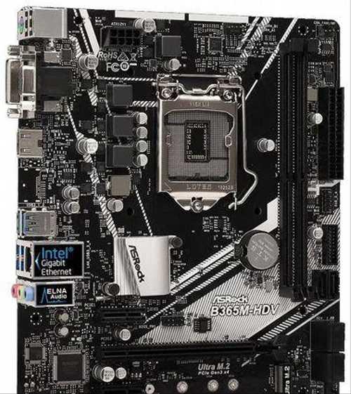 Материнская плата ASRock B365M-HDV LGA1151 MicroAT