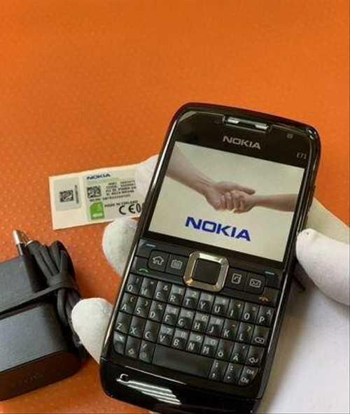 Телефон Nokia E71 Swap Black. Новый