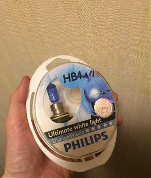 Автомобильная лампа philips hb4 5000k