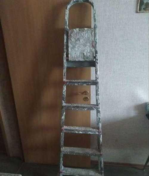 Лестница стремянка алюминиевая бу | Festima.Ru - Мониторинг объявлений
