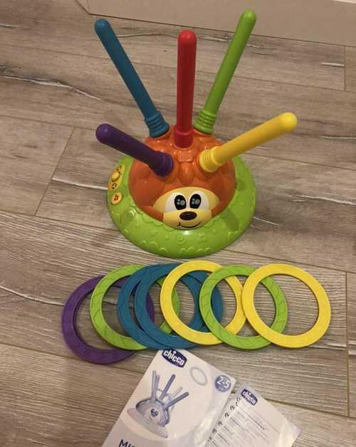 Chicco mister ring кольцеброс игрушка