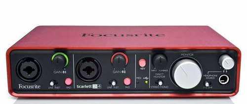 Focusrite scarlett 2i4 Звуковая карта