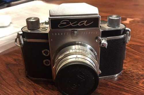 Плёночный фотоаппарат Exa с объективом Trioplan 50