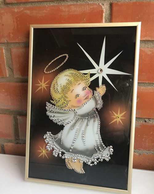 Картина Swarovski Ангел