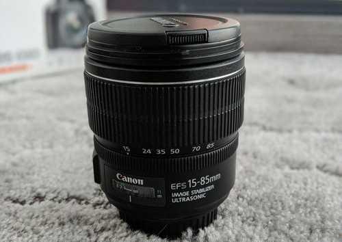 Объектив Canon EFS 15-85mm IS USM