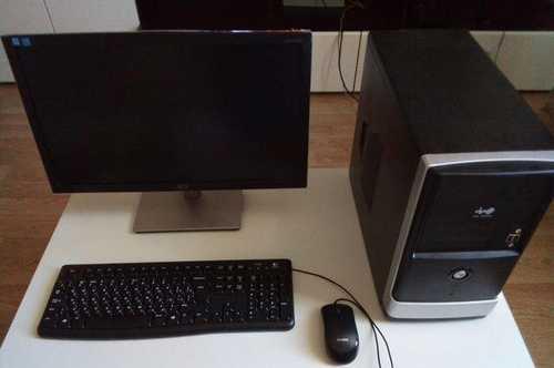 Компьютер i5 7500 и монитор AOC 21'5