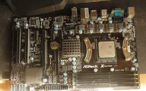 Сборка Мат. плата ASRock 980DE3/U3S3 + проц AMD FX
