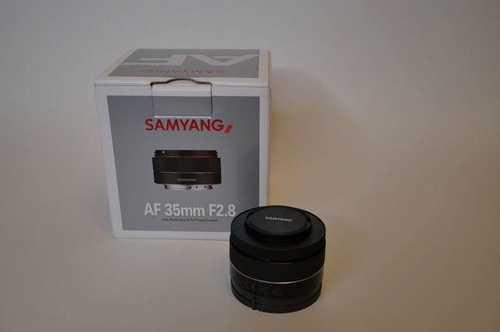 Samyang 35mm f 2.8 sony FE