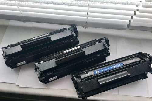 Пустые картриджи для принтера HP Laserjet Q2612