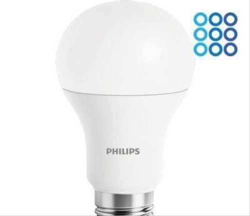 Лампа светодиодная Philips Zhirui, E27, A60, 6.5Вт