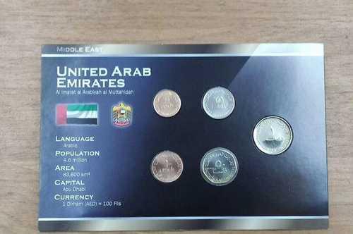 Объединенные Арабские Эмираты оаэ Набор монет unс