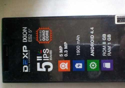 Смартфон DeXP ixion ES2 5"