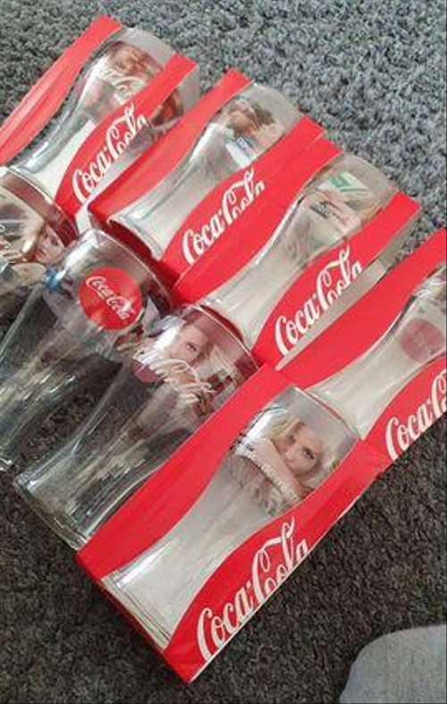 Стаканы стекло Coca-Cola