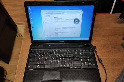 Ноутбук toshiba satellite L755d-A1K на запчасти