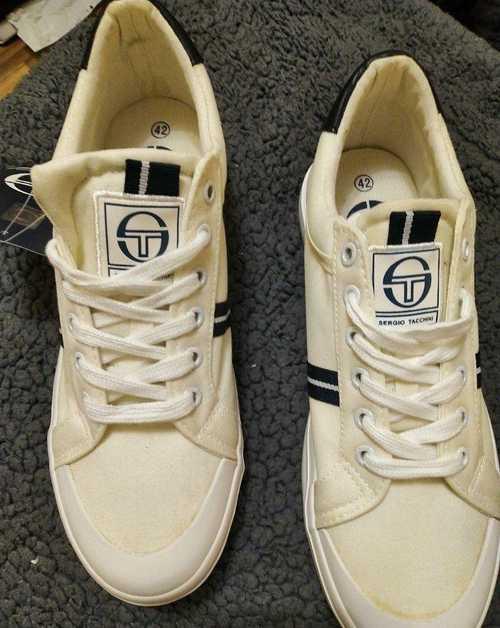 Sergio Tacchini кеды casual молочные белые