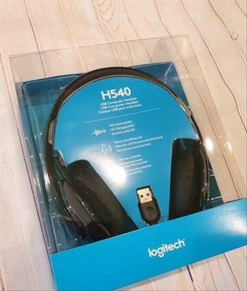 Компьютерная гарнитура Logitech USB Headset H540