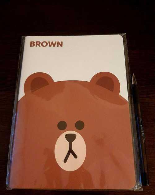 Блокнот Line Friends Choco (Мишка) из Кореи