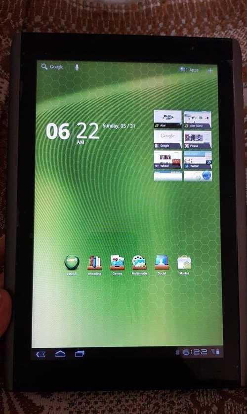 Планшет acer iconia A501