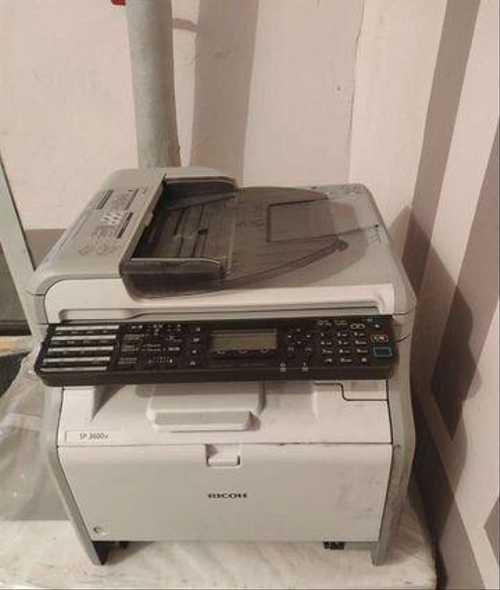 Принтер сканер копир факс ricoh SP 3600sf