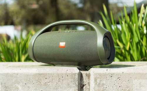 JBL Boombox green + сумка - чехол
