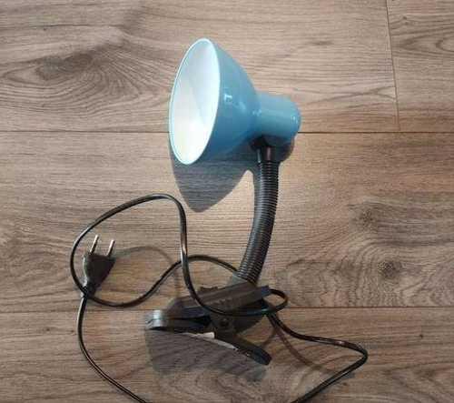 Лампа настольная на прищепке Rev 25050bl