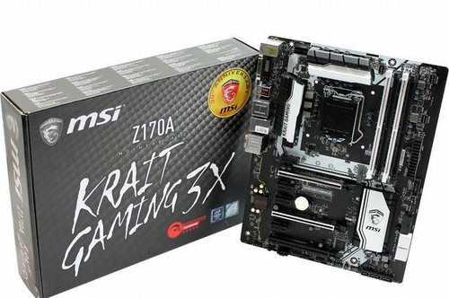 MSI Z170A krait gaming + Celeron G3900 + опера 4гб