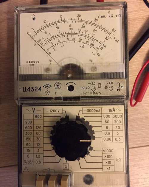 Мультиметр Ц4324