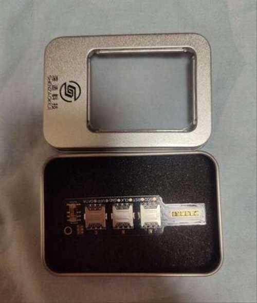 Адаптер для SIM-карт с 3 слотами для карт