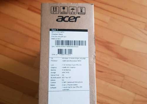 Ультрабук Acer 11,6