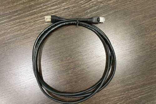 Патч-корд Сетевой кабель 1.8 м черный Новый