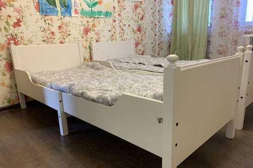 Детская раздвежная кровать от 3 лет с бортиками