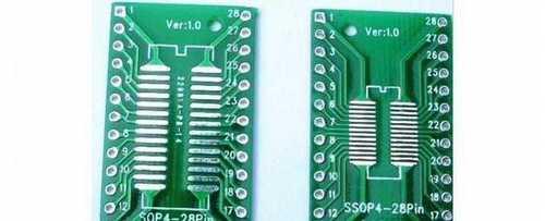 Адаптер переходник sop4-28pin ssop4-28pin Москва | Festima.Ru (266439916)