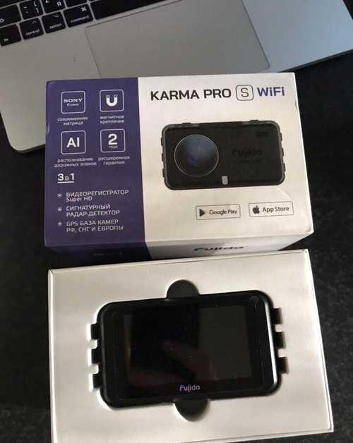 Видеорегистратор 3в1 Fujida Karma Pro S WiFi