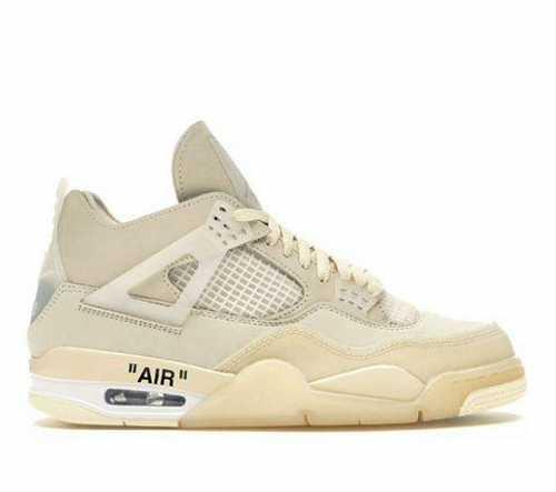 Air Jordan 4 x Off-White Sail