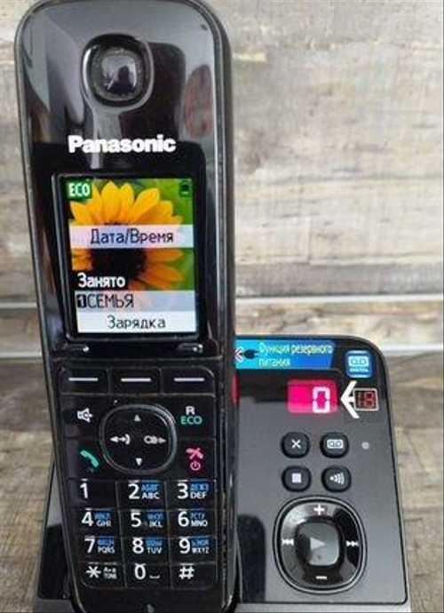 Dect-телефон Panasonic KX-TG 8161 RUB Black