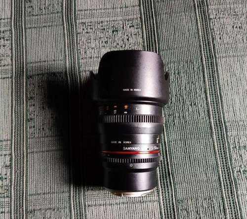 Объектив Samyang 50mm T1.5 AS UMC vdslr Fujifilm X
